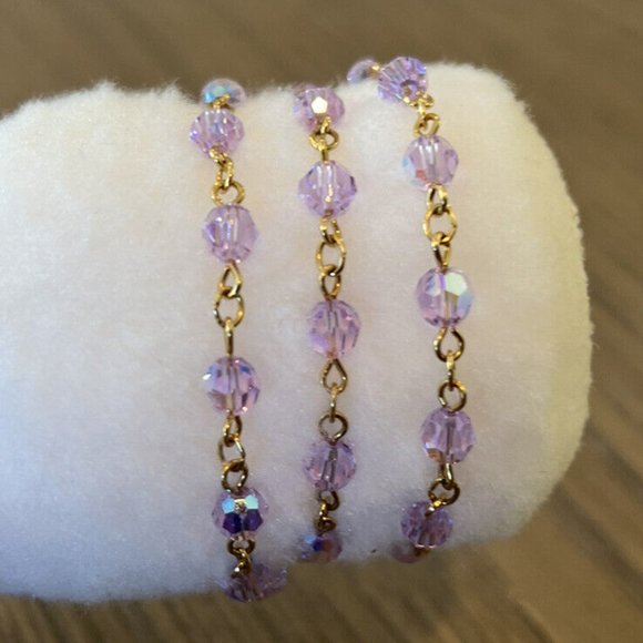 Chan Luu | Jewelry | New Authentic Chan Luu Lavender Lt Purple Swarovski Crystal Necklace ...